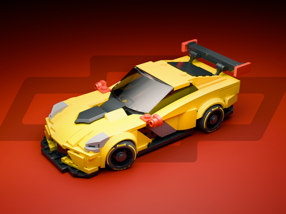 LEGO MOC-235349 Corvette C7.R by Julian_bricks | Rebrickable - Build ...