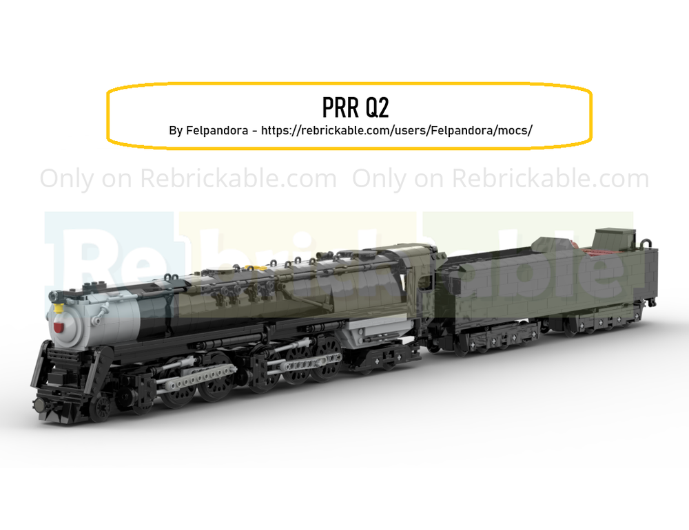LEGO MOC PRR Q2 Duplex 4-4-6-4 by Felpandora | Rebrickable - Build with ...