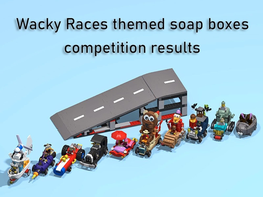 LEGO MOC Wacky Races themed Soap Boxes competition results by altester ...