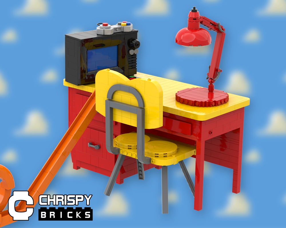 LEGO MOC-235379 Toy Story Andy's Desk by ChrispyBricks | Rebrickable ...