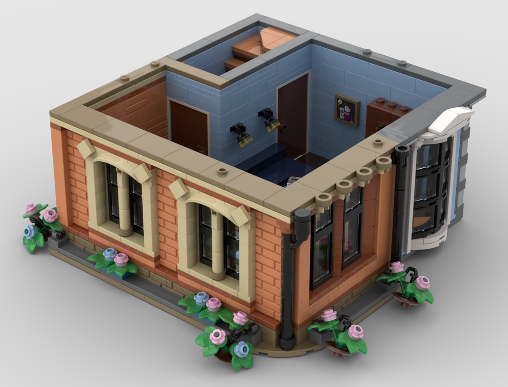 LEGO MOC Tudor Corner floor by DesignerPL | Rebrickable - Build with LEGO