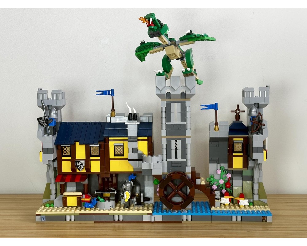 LEGO MOC Medieval River Town Book Nook – Alternate Build Of 31120 ...