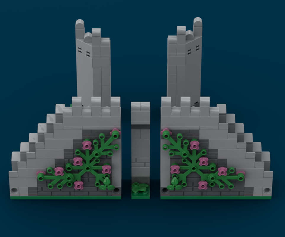 LEGO MOC MOdular castle connectors and stairs by G3ppO | Rebrickable ...