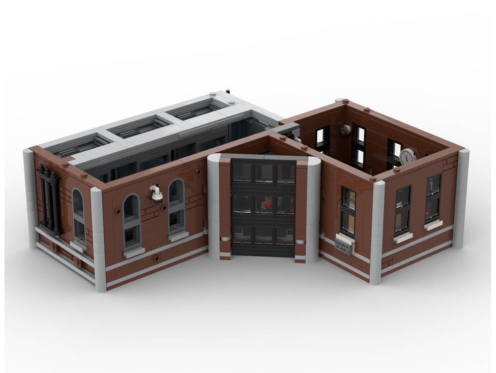 Lego Moc Arkham Asylum Upper Floor Compatible With Set 76300 By Brick