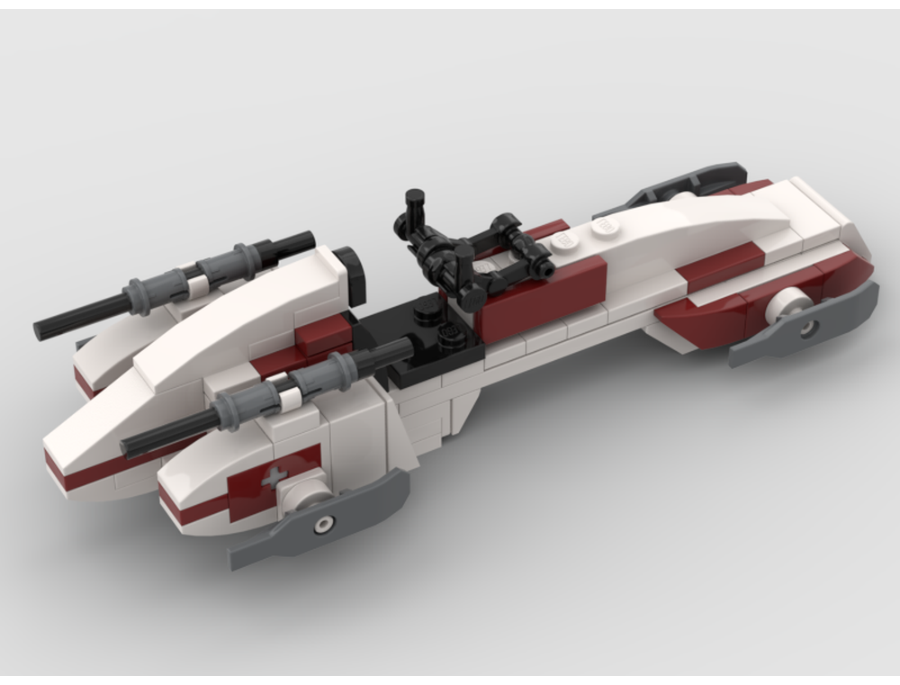 LEGO MOC-235445 BARC Speeder Red by Grady_Bricks | Rebrickable - Build ...