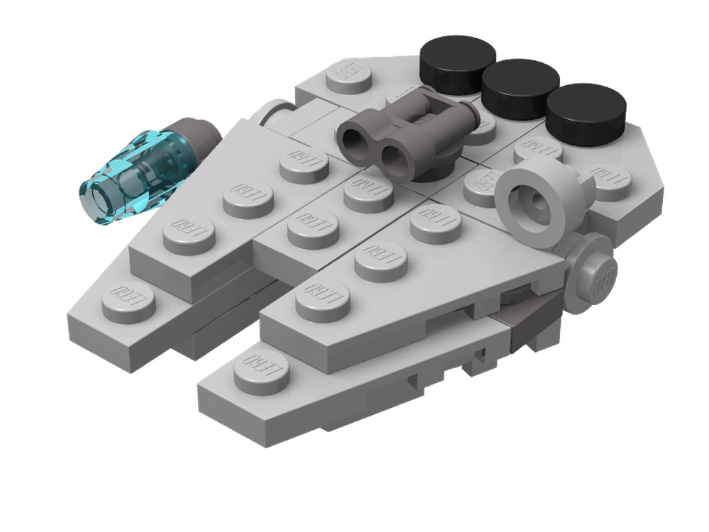 LEGO MOC Millenium-Falcon Mini by ghola | Rebrickable - Build with LEGO