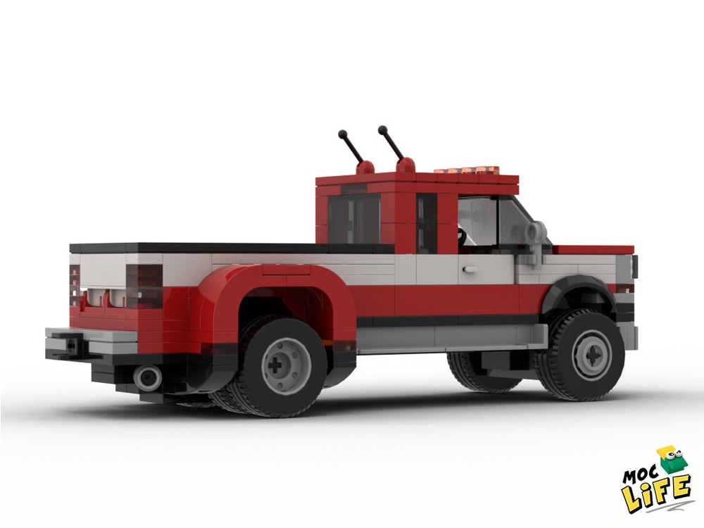 LEGO MOC Ram 3500 crew cab dually by MocLife | Rebrickable - Build with ...