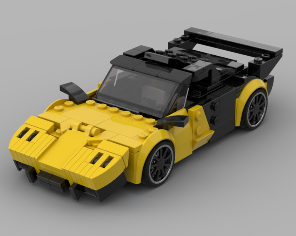 LEGO MOC (FREE) 76924 Pagani Huayra R by YamoMOCs | Rebrickable - Build ...