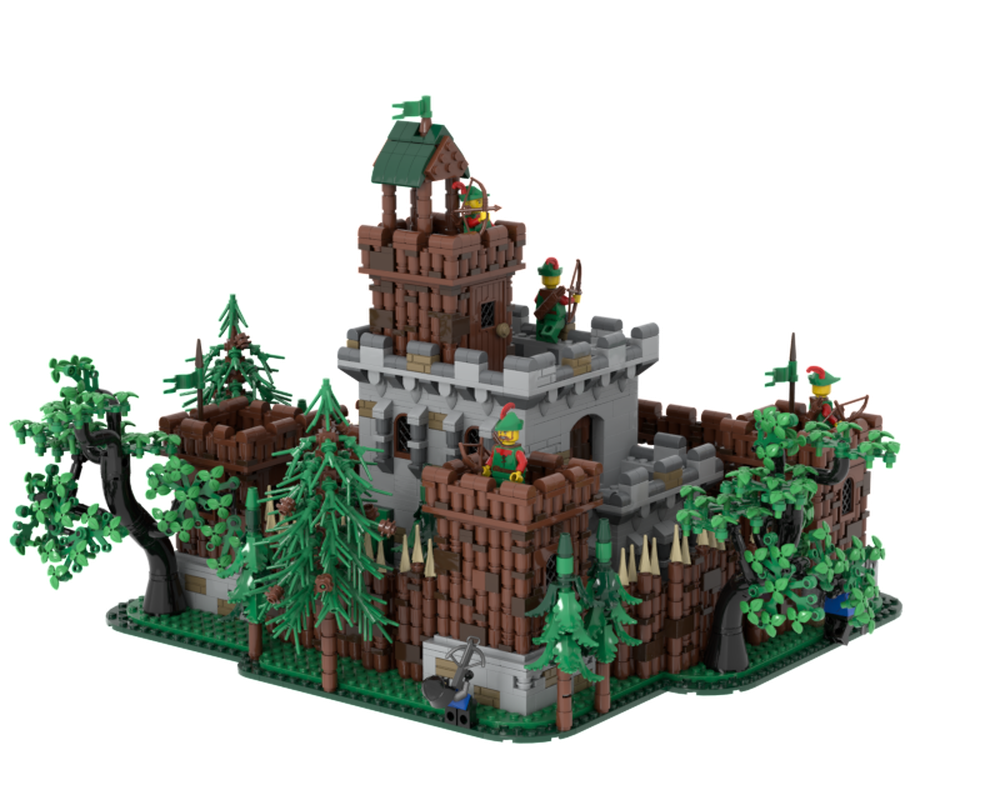 LEGO MOC-235461 Forestmen's castle by Cegeha Elbe | Rebrickable - Build ...
