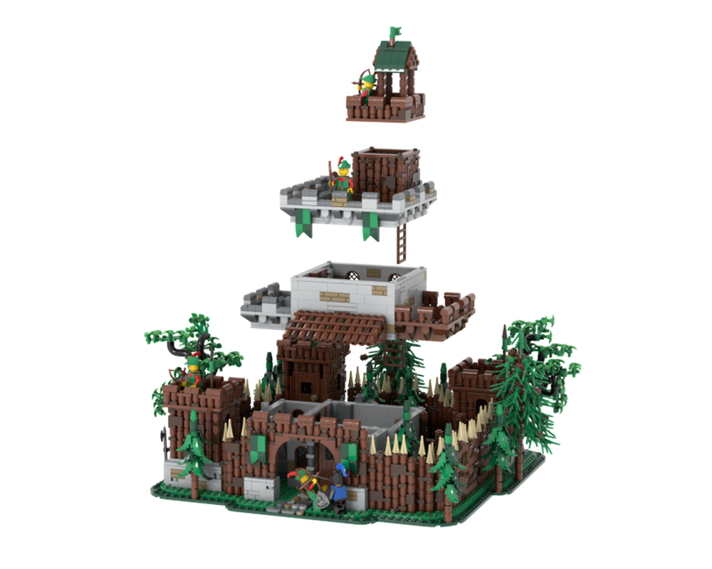 LEGO MOC-235461 Forestmen's castle by Cegeha Elbe | Rebrickable - Build ...