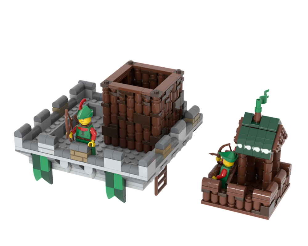 LEGO MOC-235461 Forestmen's castle by Cegeha Elbe | Rebrickable - Build ...