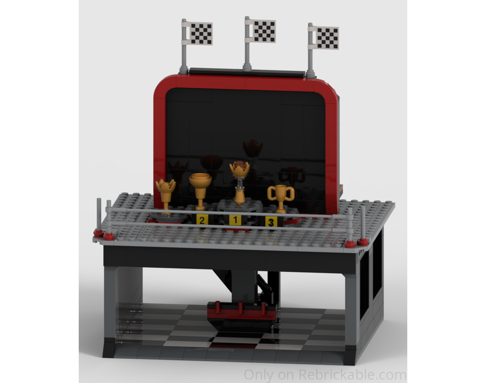 LEGO MOC-235464 60464 MOC (Williams & HAAS + F1 Podium) by CarNeyes ...