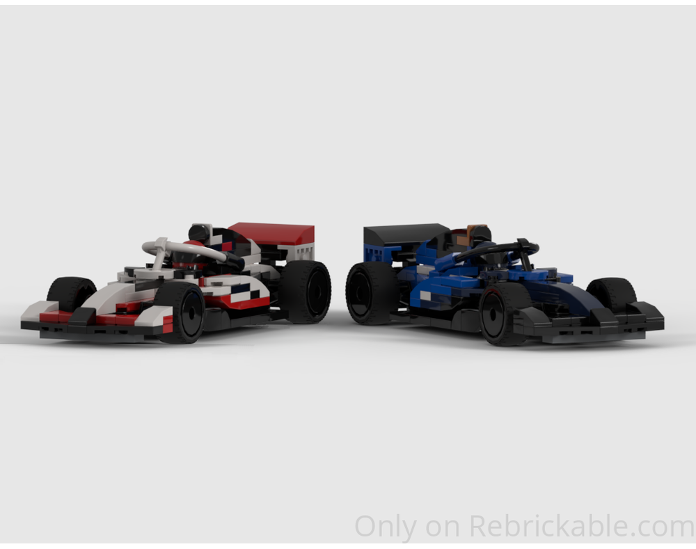 LEGO MOC-235464 60464 MOC (Williams & HAAS + F1 Podium) by CarNeyes ...