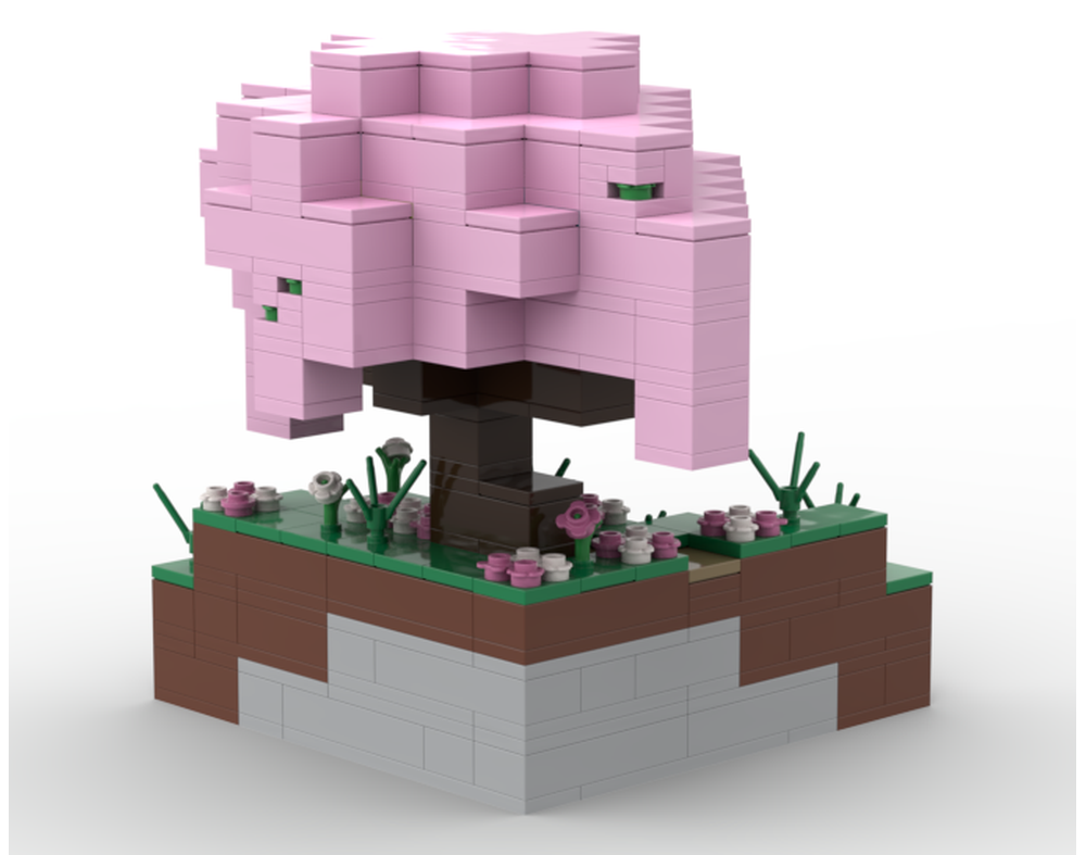 LEGO MOC-235470 block accurate cherry blossom grove by Rebel-bricks ...