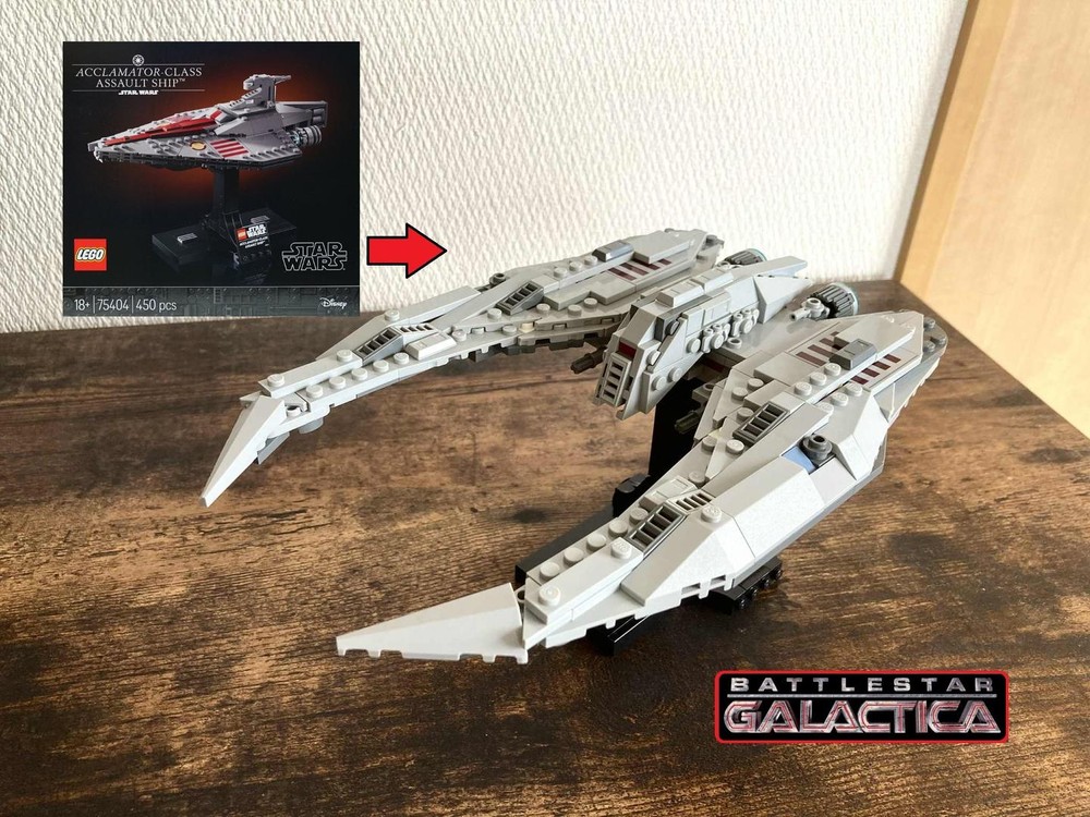 LEGO MOC Battlestar Galactica Cylon Raider 2004 by CreationCaravan ...