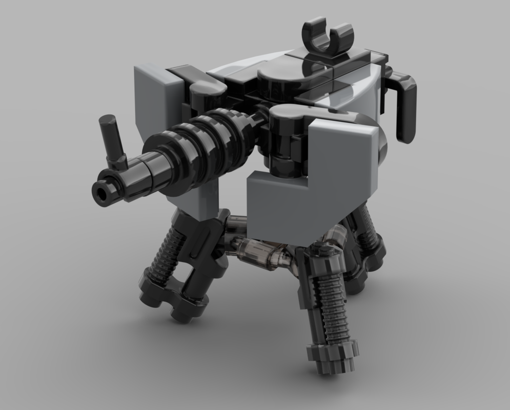 LEGO MOC-235534 Machine Gun Turret by PhthaloBricks | Rebrickable ...