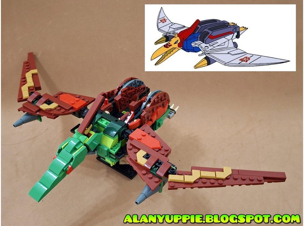 LEGO MOC Dinobot Swoop (Transformer Pteranodon) using LEGO Creator ...