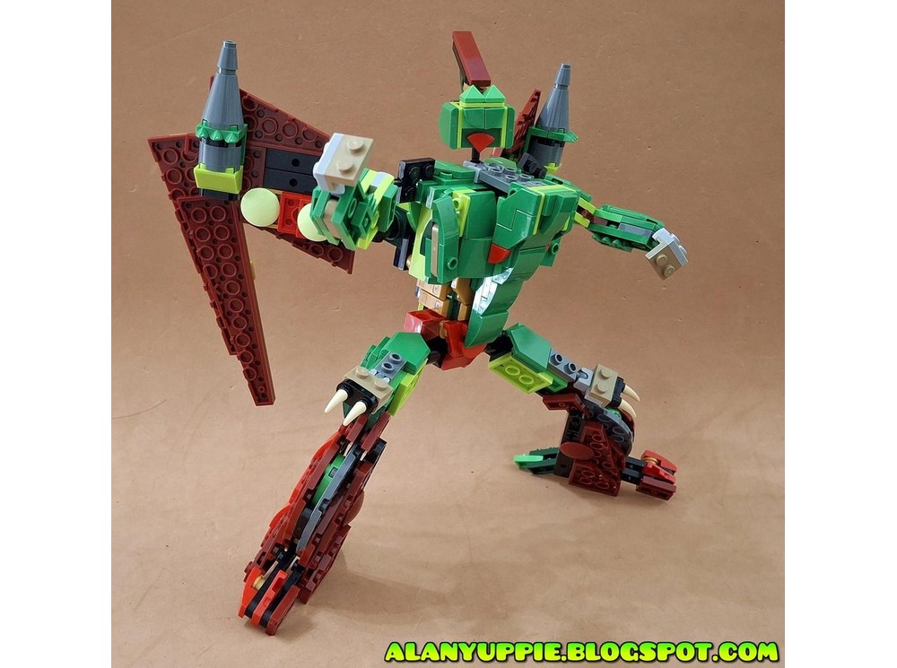 LEGO MOC Dinobot Swoop (Transformer Pteranodon) using LEGO Creator ...