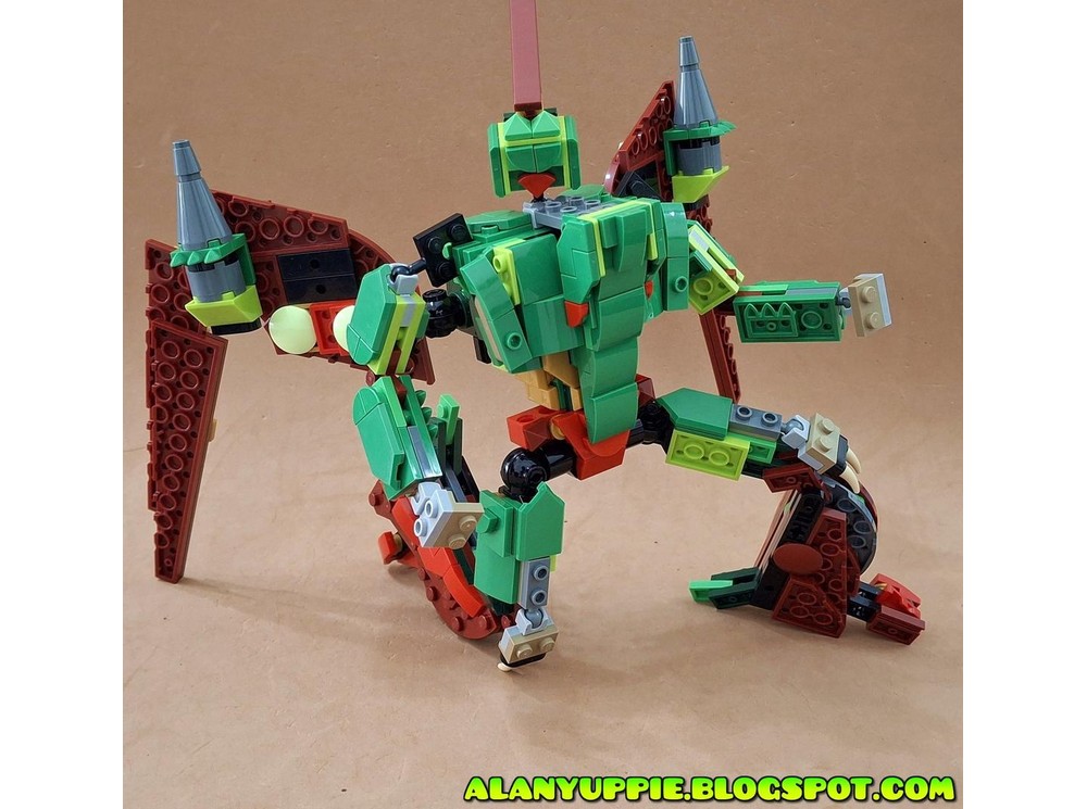 LEGO MOC Dinobot Swoop (Transformer Pteranodon) using LEGO Creator ...