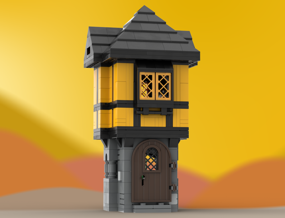 LEGO MOC-235548 Yellow Medieval House by longjuansilver | Rebrickable ...