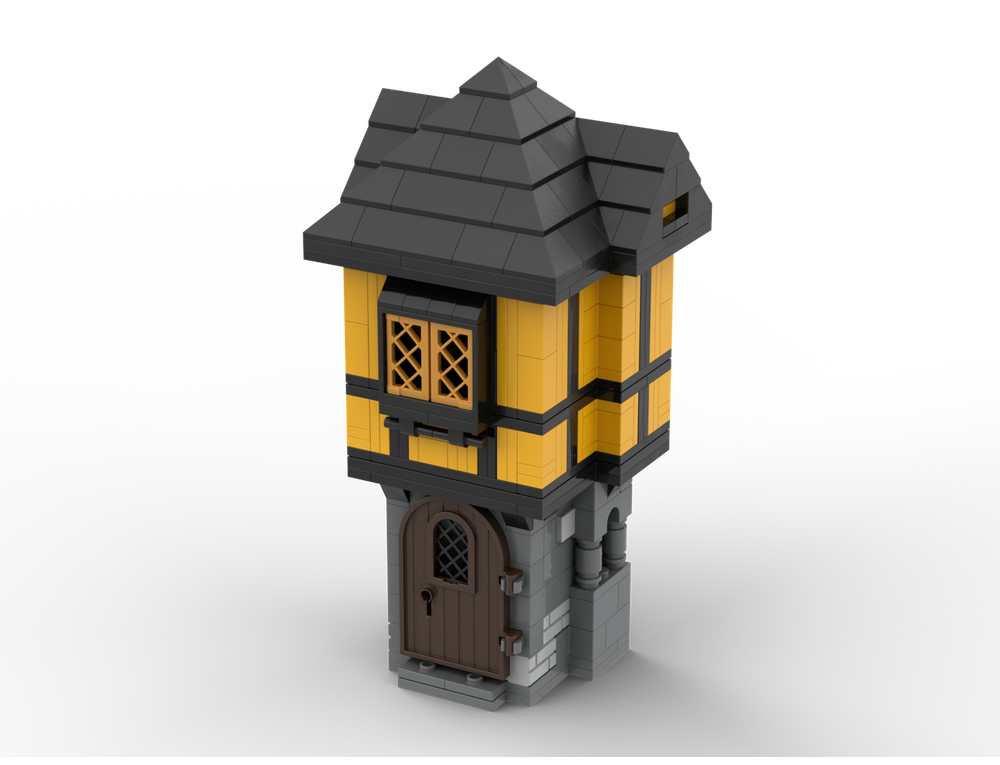 LEGO MOC-235548 Yellow Medieval House by longjuansilver | Rebrickable ...