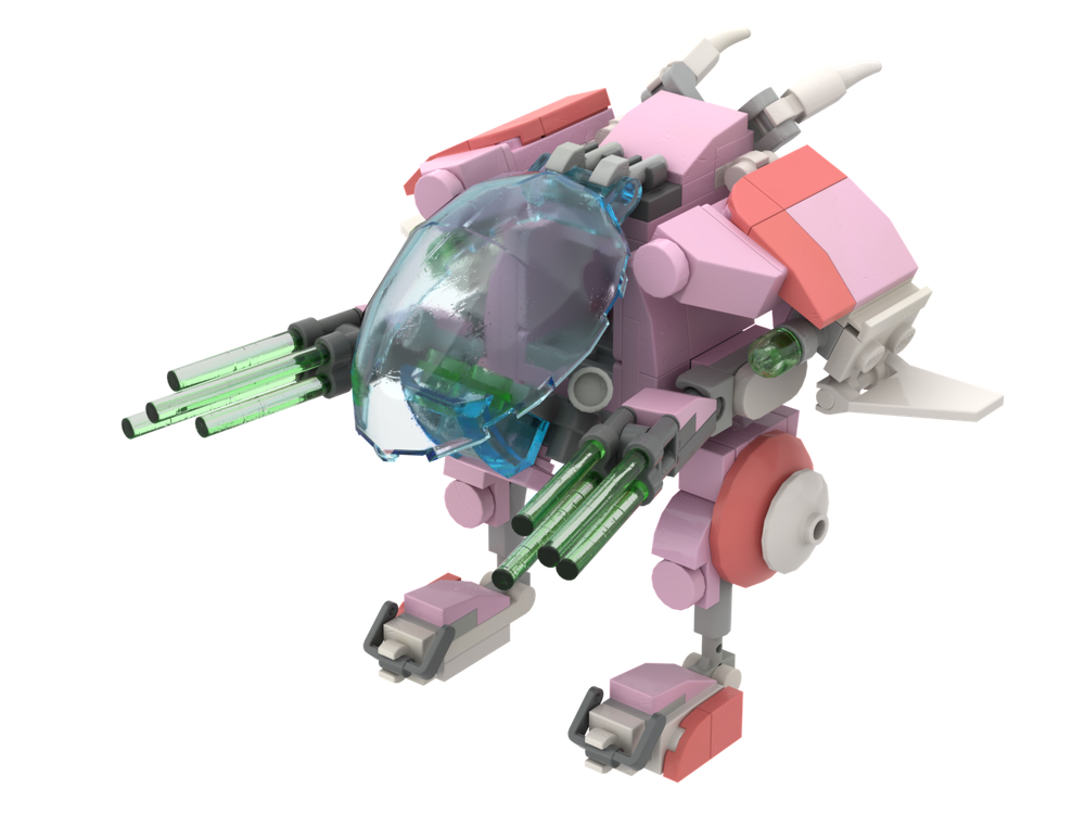 LEGO MOC D.Va Tokki mech by BransonBuilds | Rebrickable - Build with LEGO