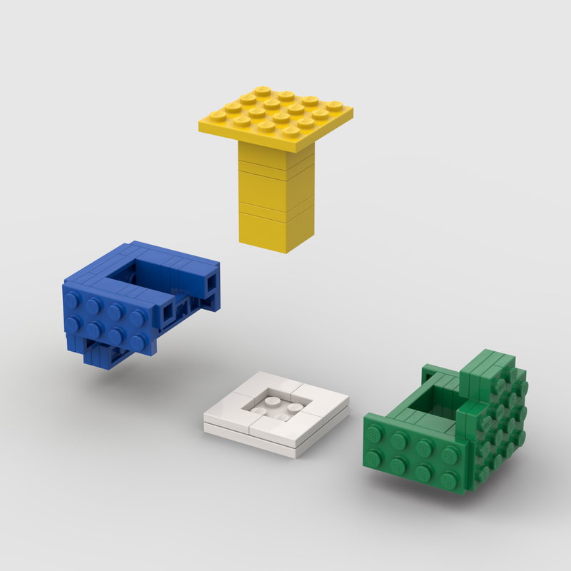LEGO MOC Interlocking Banshee Cube by malibu_banshee | Rebrickable ...