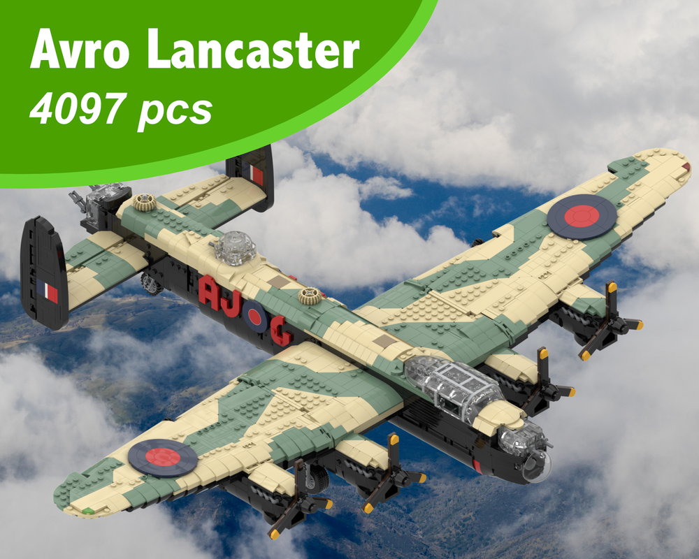 LEGO MOC-235567 Avro Lancaster by Al3xW40 | Rebrickable - Build with LEGO