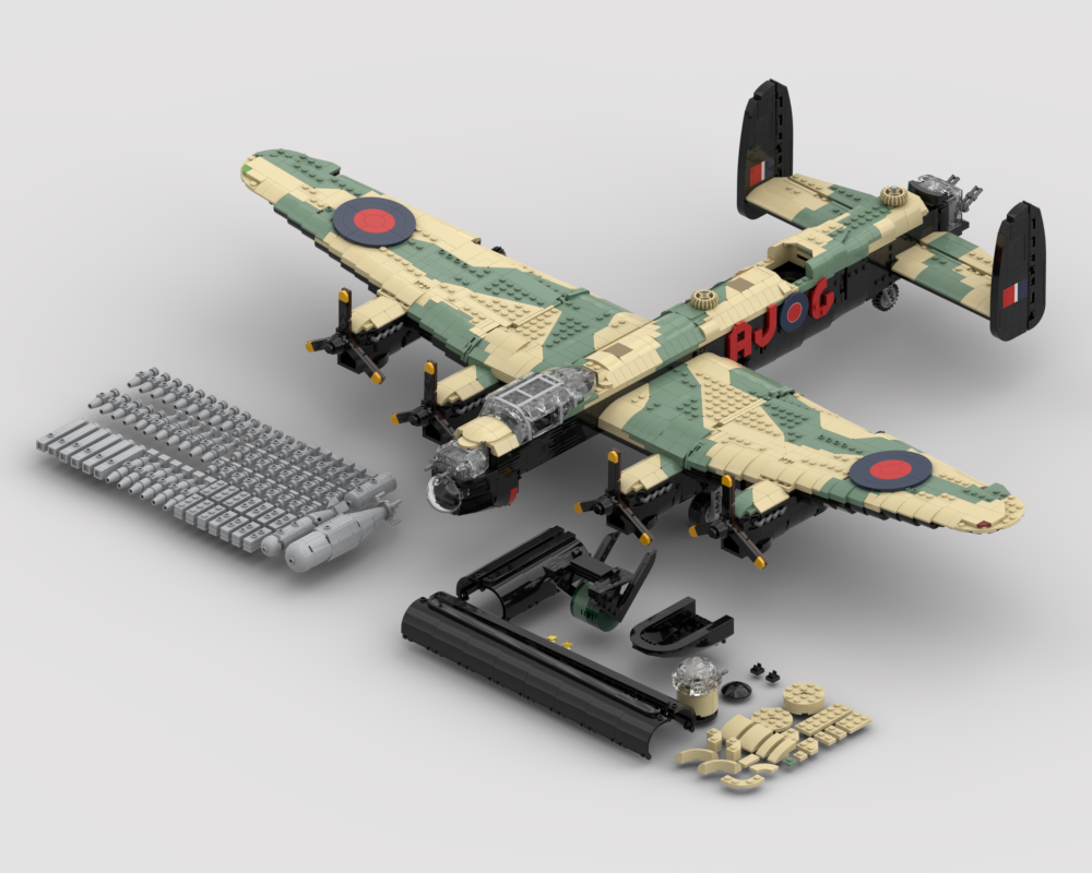 LEGO MOC-235567 Avro Lancaster by Al3xW40 | Rebrickable - Build with LEGO