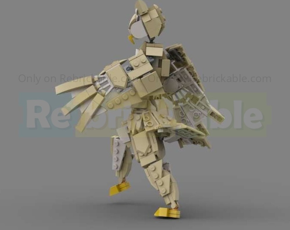LEGO MOC Barn Owl (Buildable Figure) by Brick Industries | Rebrickable ...