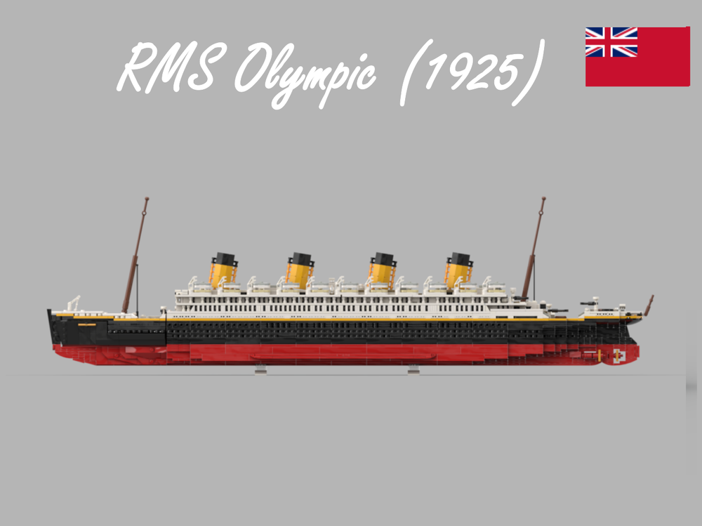 LEGO MOC RMS Olympic by BasicBuilder23 | Rebrickable - Build with LEGO