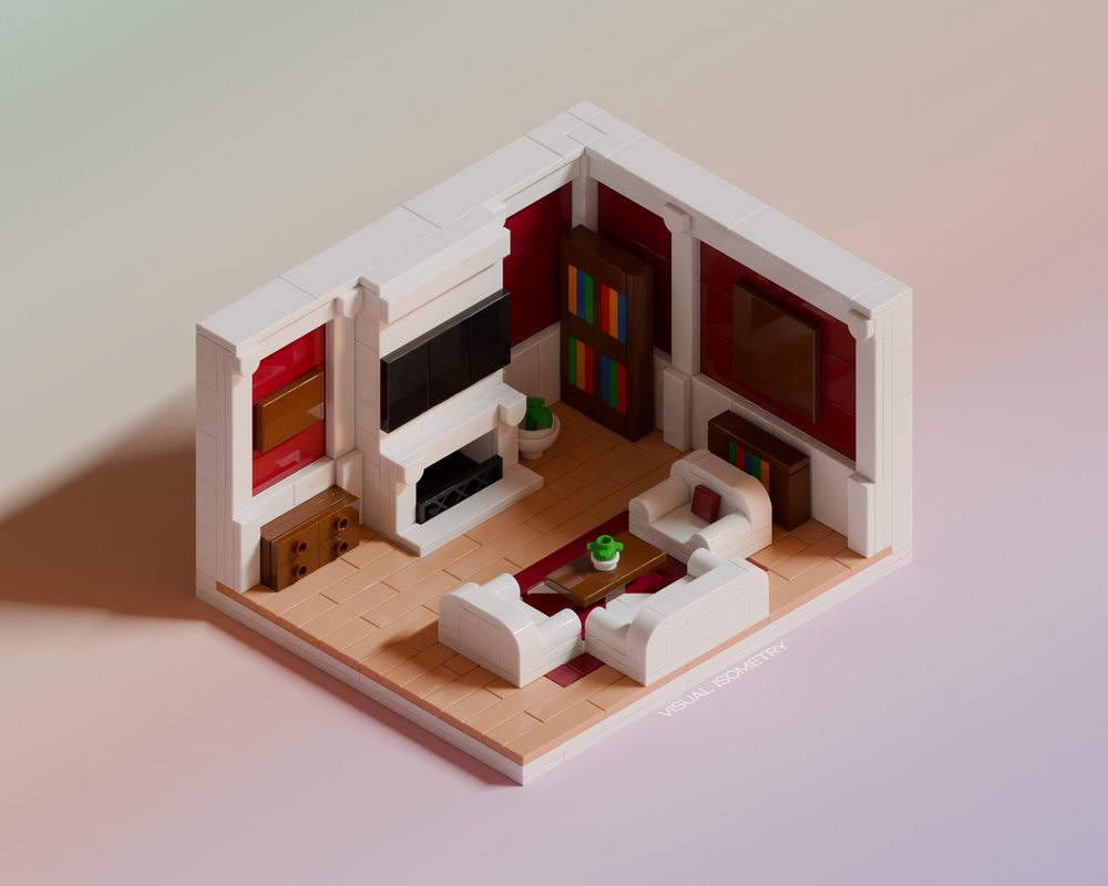 LEGO MOC-235585 Family Room by visualisometry | Rebrickable - Build ...