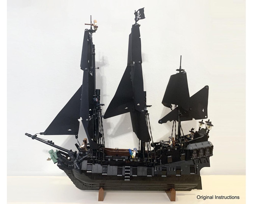 LEGO MOC Captain Jack Sparrow's Pirate Ship - Quick Fix - Straightened ...