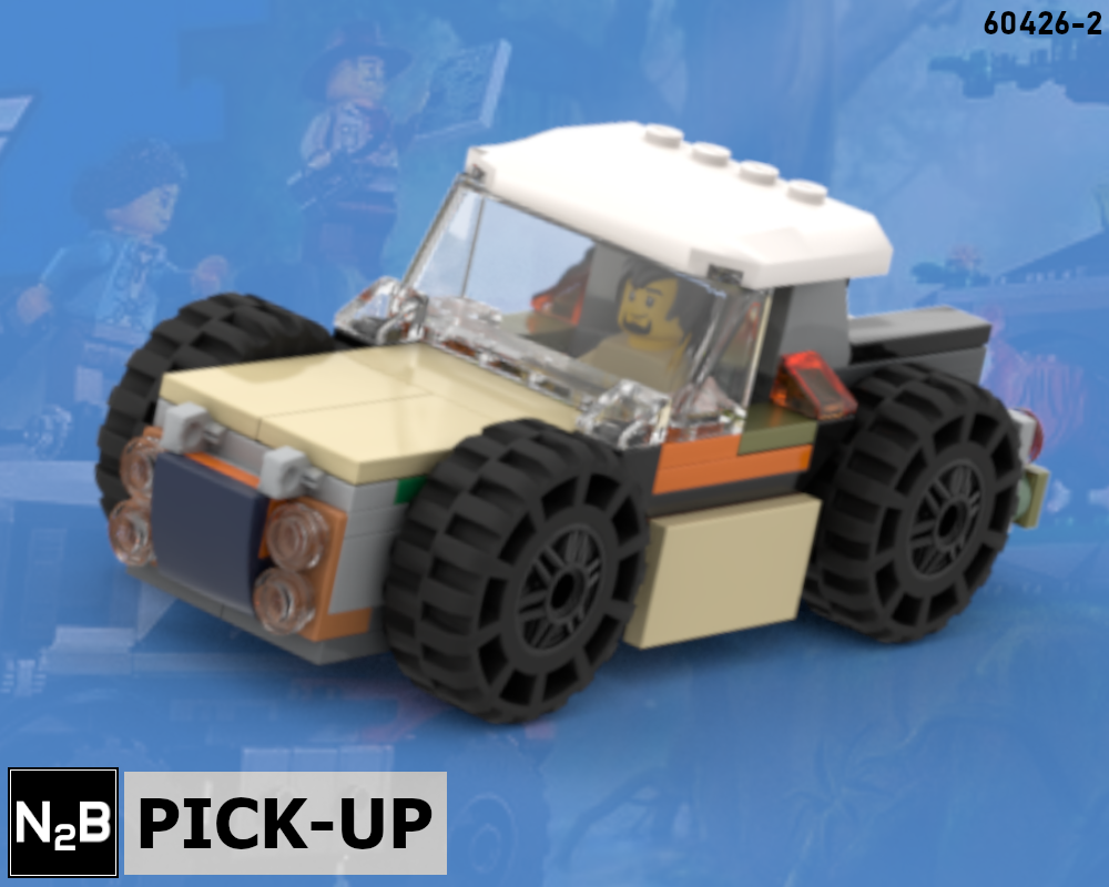 LEGO MOC-235591 60426-2 PICK-UP by n2brick | Rebrickable - Build with LEGO