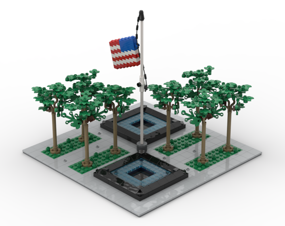LEGO MOC-235595 9/11 Memorial by klosspalatset | Rebrickable - Build ...