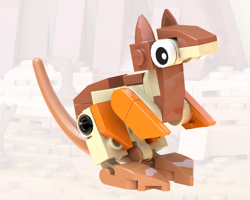 LEGO MOC Australian Animal - Kangaroo by LincolnSixBricks | Rebrickable ...