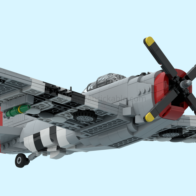 LEGO MOC-235642 P-47 Thunderbolt by BespokeLegoDesigns | Rebrickable ...
