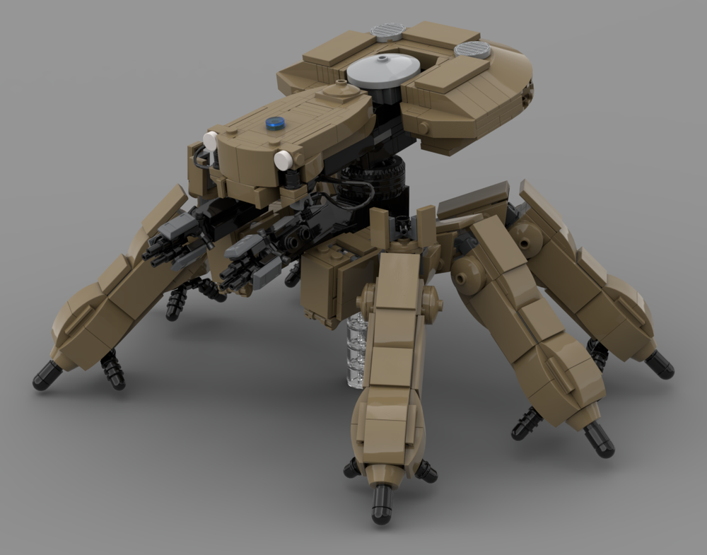 LEGO MOC Lego Ghost In The Shell T08A2 R3000 Spider tank by Computer ...