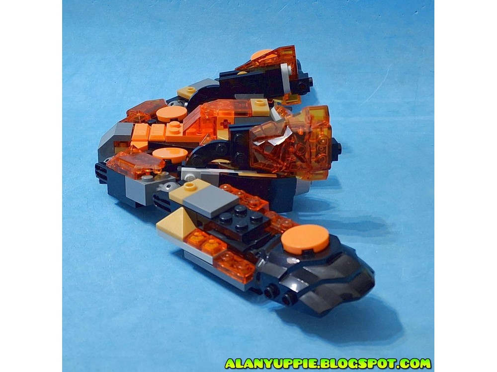LEGO MOC Transformer Space cruiser using Ninjago 71806 : Cole's ...