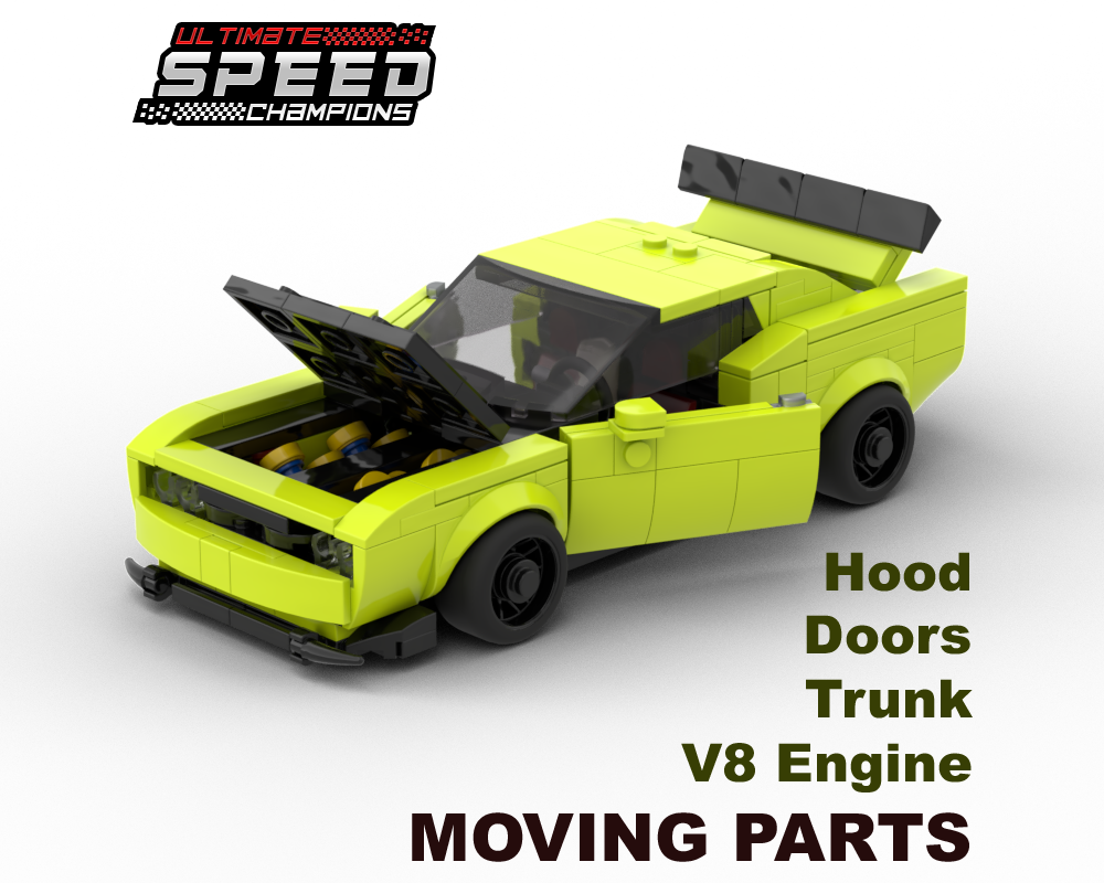 LEGO MOC-235684 ULTIMATE Dodge Challenger SRT Hellcat Sports Car by ...