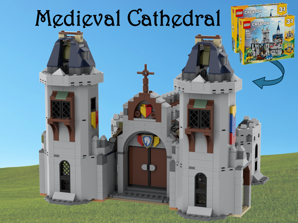 LEGO MOC-235685 31168 x 2 - Medieval Cathedral by Tavernello ...