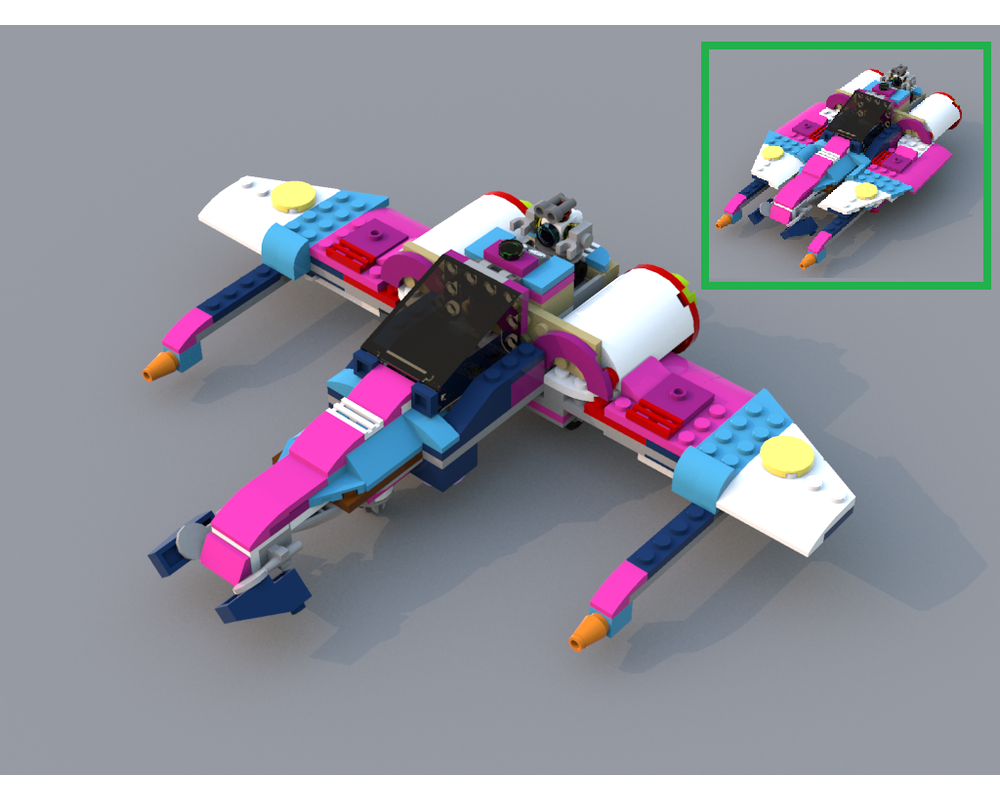 LEGO MOC 41343 Republic Striker by Abokado | Rebrickable - Build with LEGO