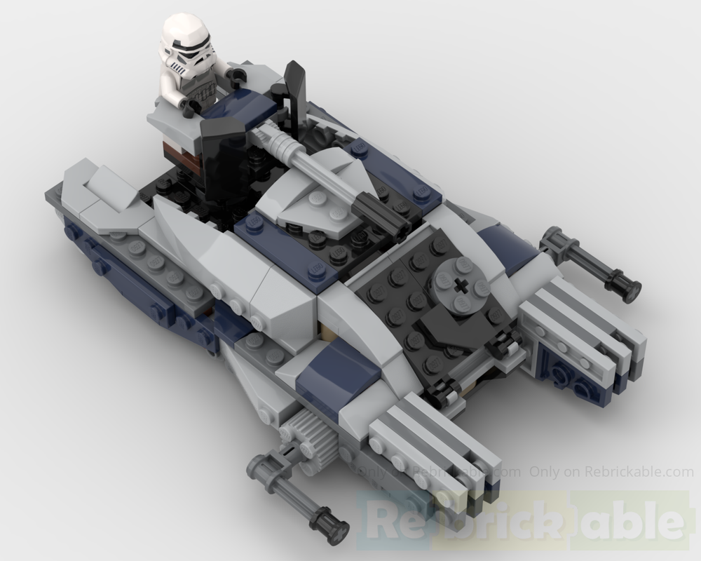 LEGO MOC TX-225 GAVs "Silverfish" Combat Assault Hovertank (40755 ...