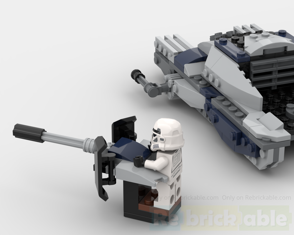 LEGO MOC TX-225 GAVs "Silverfish" Combat Assault Hovertank (40755 ...