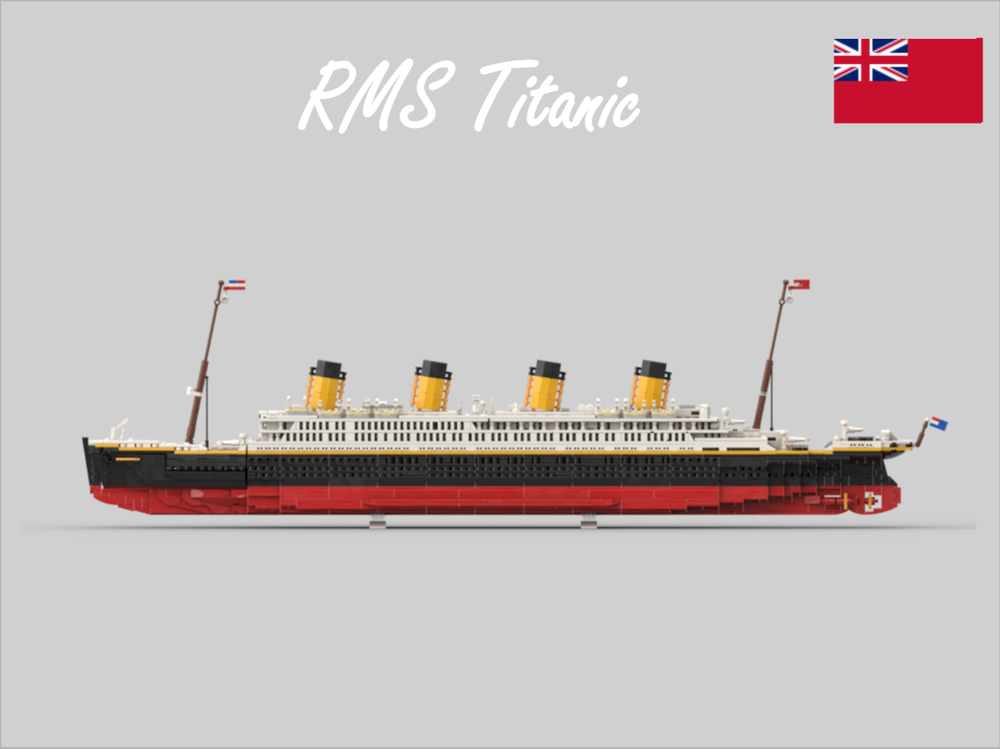 LEGO MOC RMS Titanic by BasicBuilder23 | Rebrickable - Build with LEGO