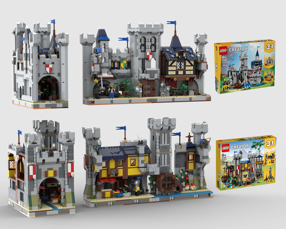 LEGO MOC-235770 Medieval Book Nook Alternate Builds Bundle - 31120 and ...