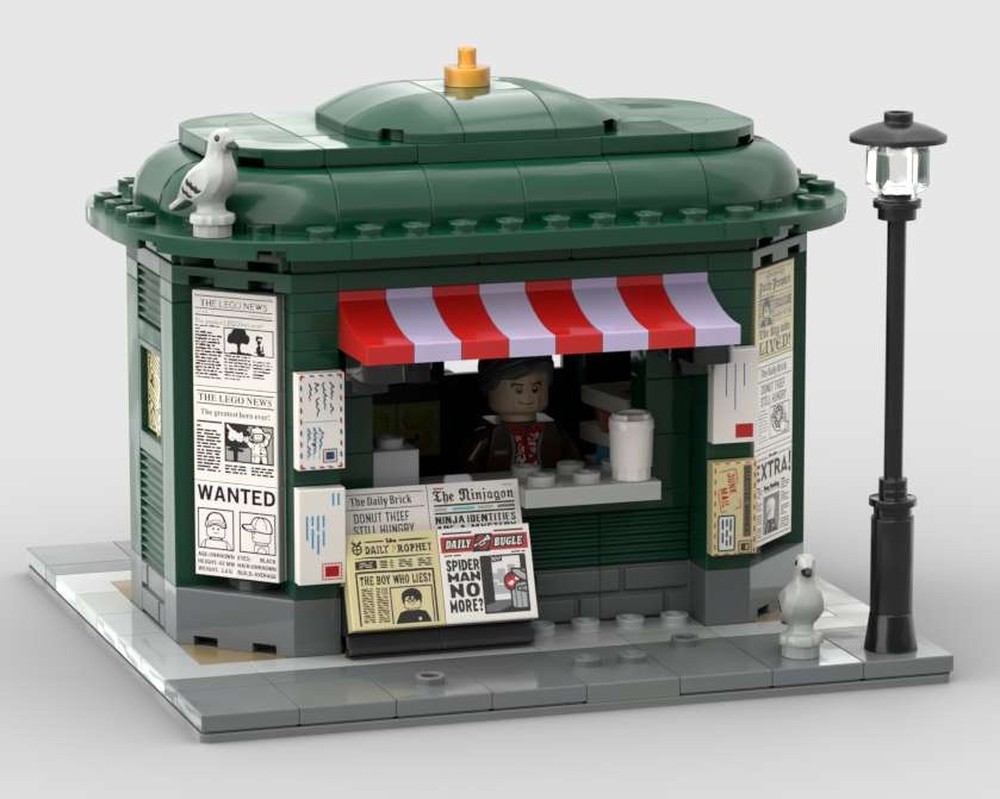 LEGO MOC Kiosk corner by AkimDrml | Rebrickable - Build with LEGO