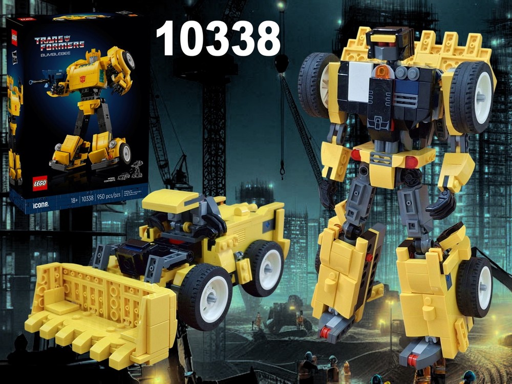 LEGO MOC Transformer Scrapper /Excavator using LEGO Icon 10338 ...