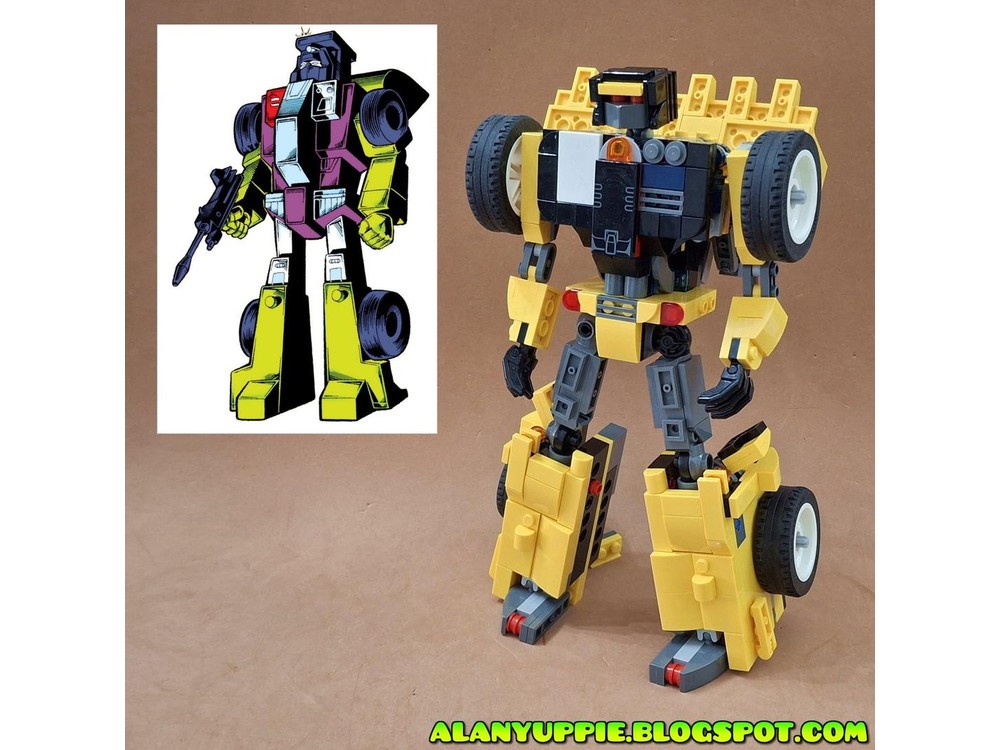 LEGO MOC Transformer Scrapper /Excavator using LEGO Icon 10338 ...