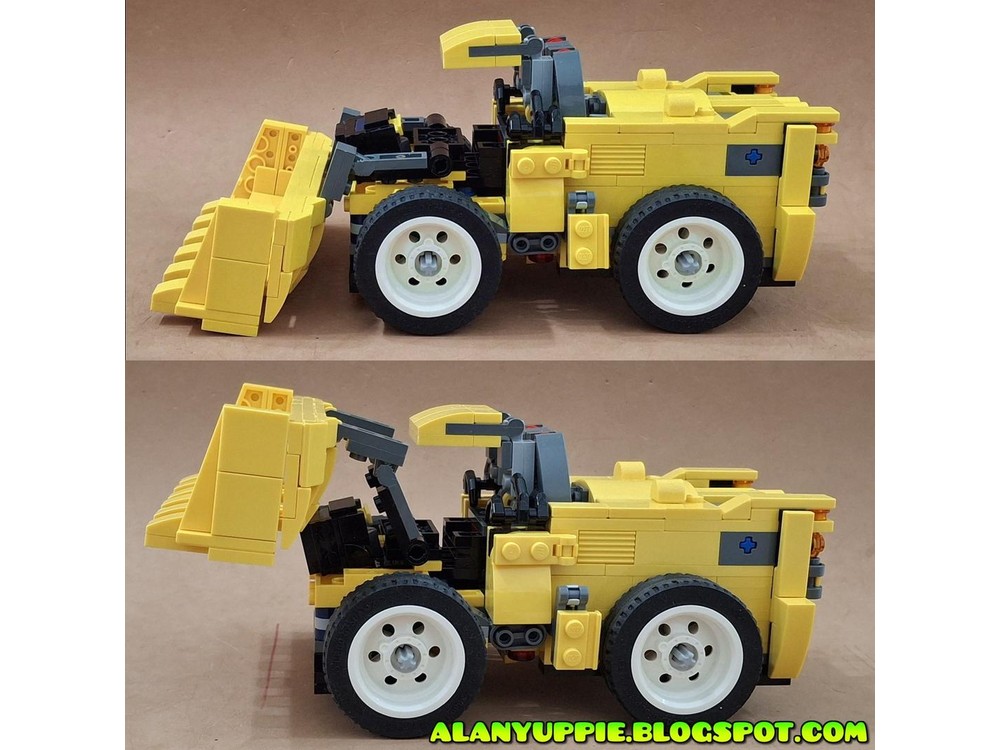 LEGO MOC Transformer Scrapper /Excavator using LEGO Icon 10338 ...